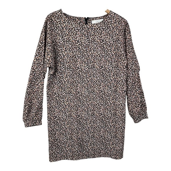 Ann Taylor | Dresses | Ann Taylor Loft Peach Multi Color Abstract Print ...
